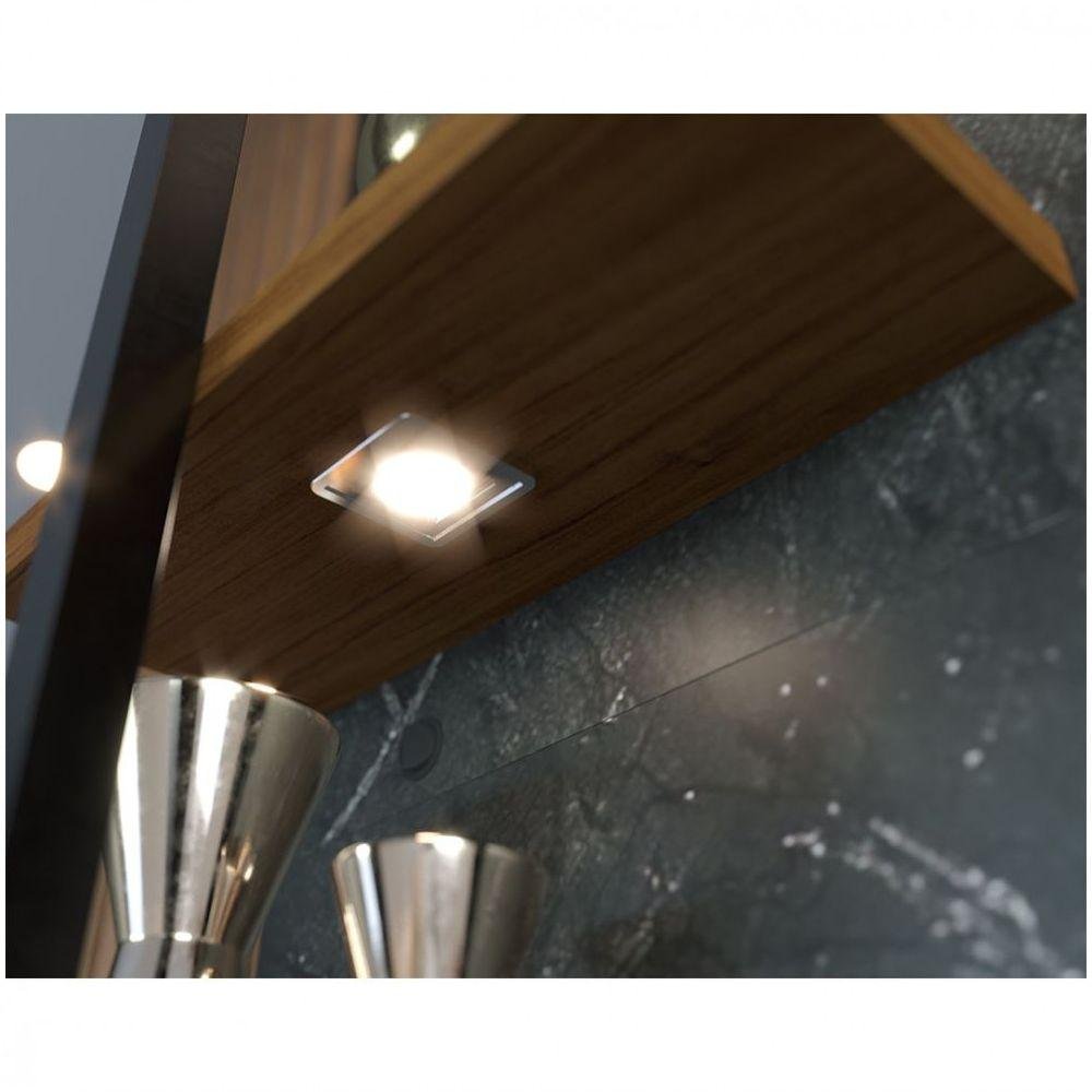 Home Colibri Suspenso Tv De Até 55'' Grigio/noce Milano | MadeiraMadeira