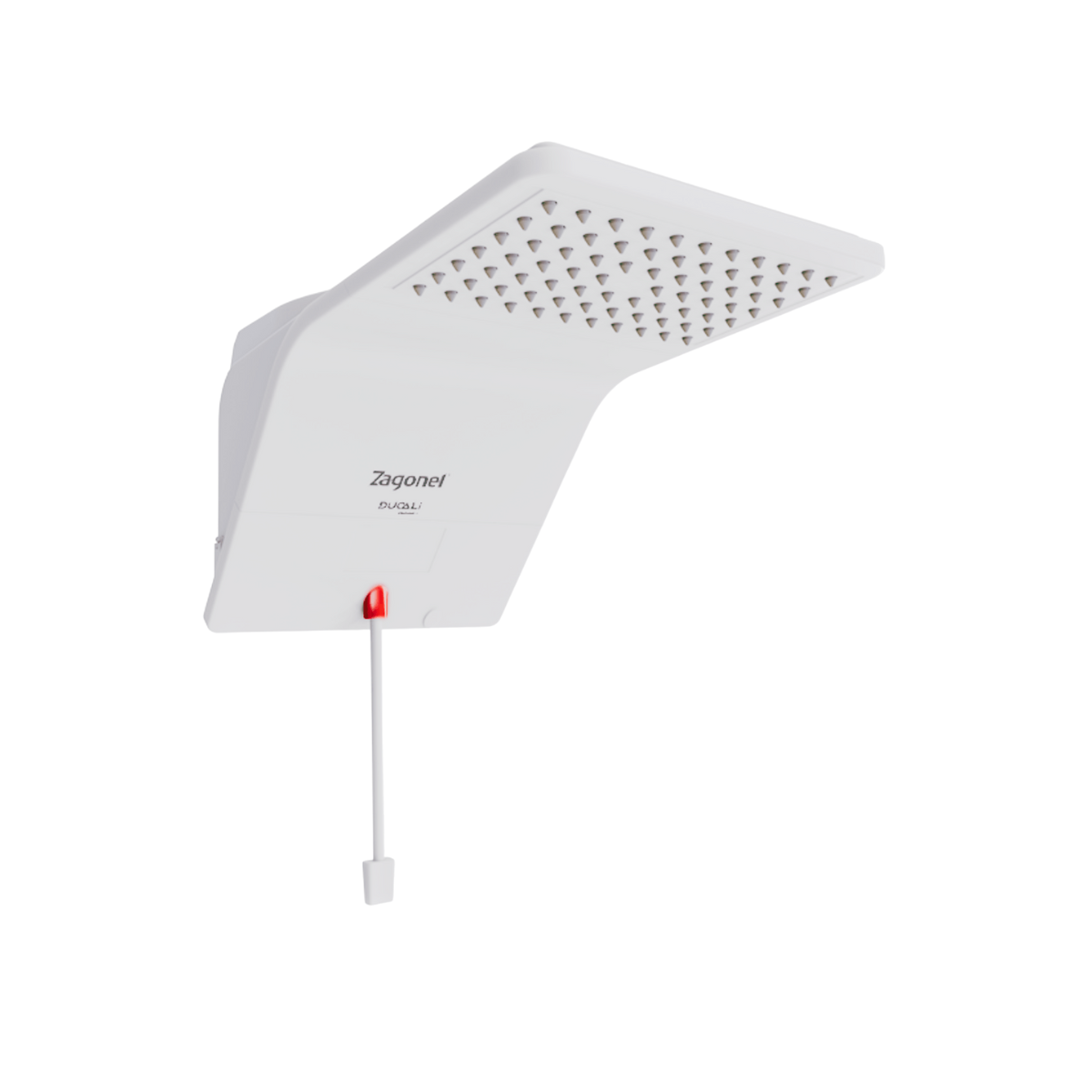 Chuveiro Ducali Branco Eletronica 7500w 220v Zagonel | MadeiraMadeira