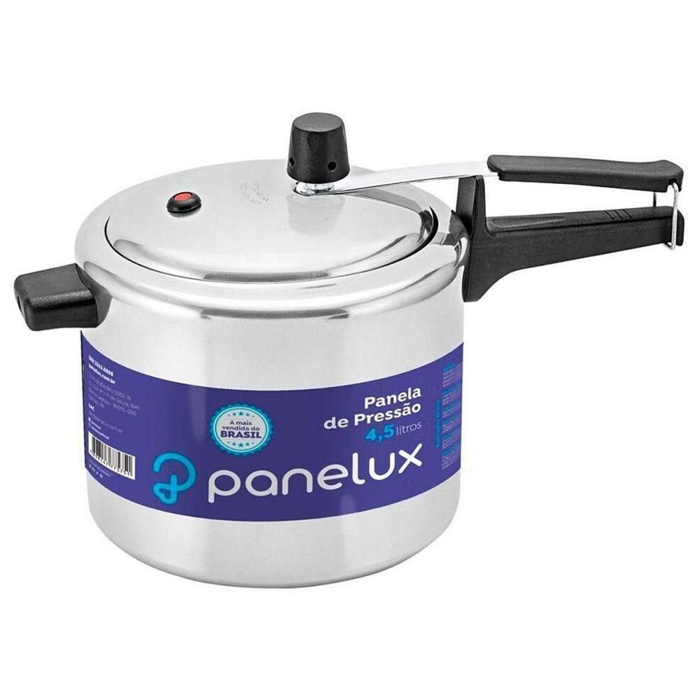 Panela de Pressão Panelux Classic Alumínio Polido 4,5l | MadeiraMadeira