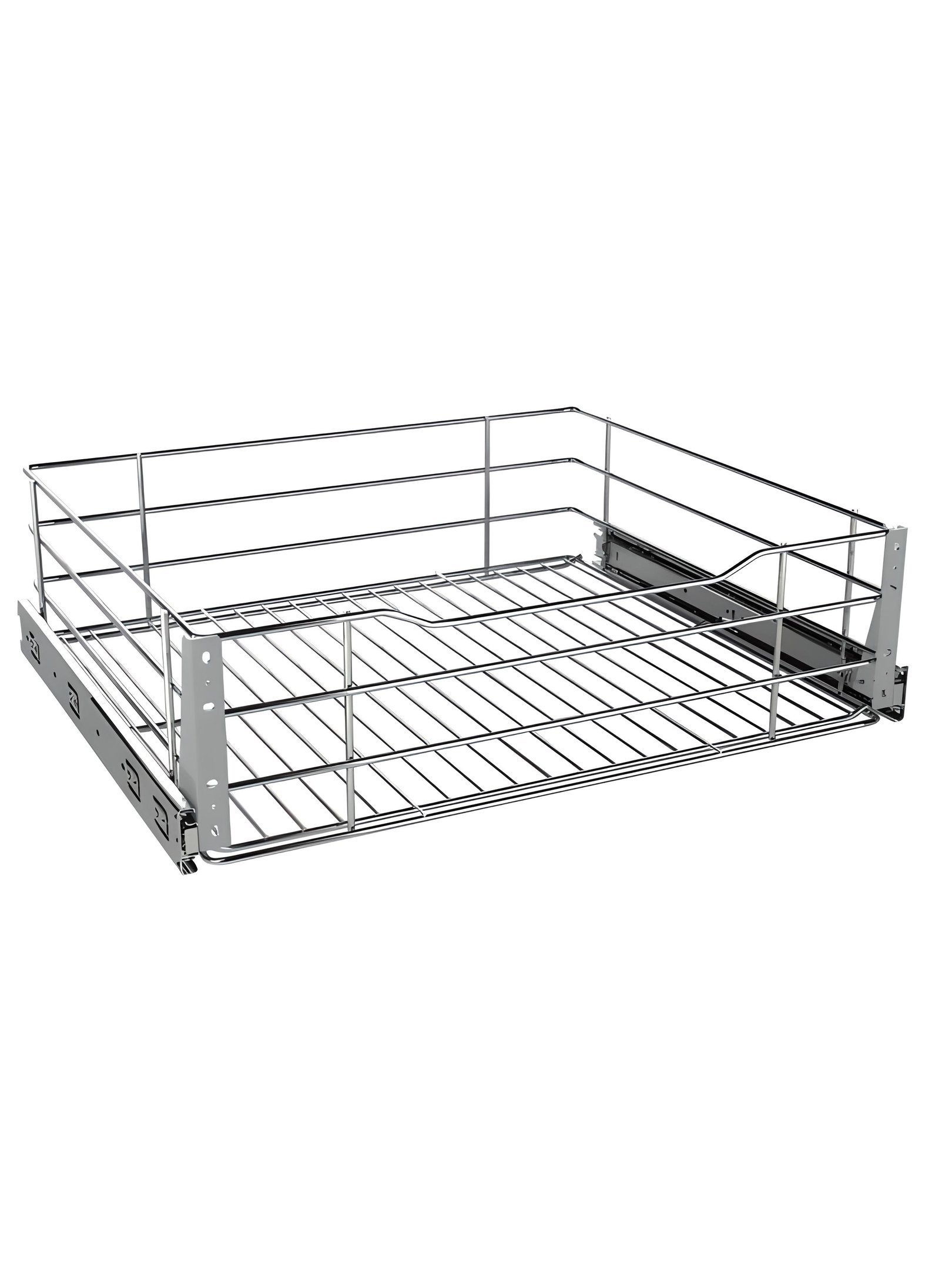 Gaveta Aramada Deslizante 37x16x48 Aço Inox 7011 | MadeiraMadeira