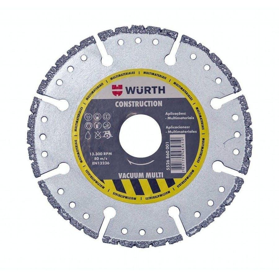 Disco de Corte Diamantado Multimaterial Corta Tudo Wurth | MadeiraMadeira