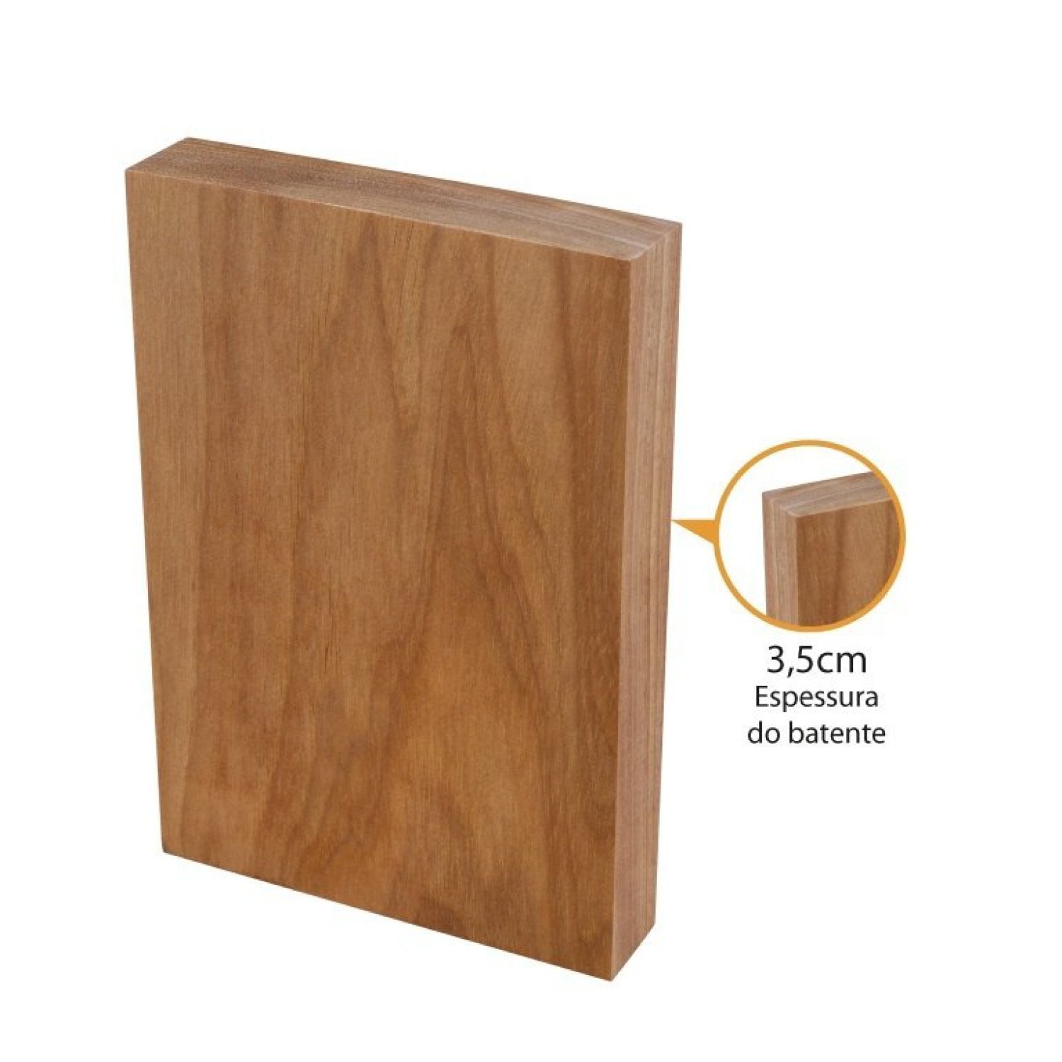 Batente Tauari sem Rebaixo 215x14x3,5cm Mapaf | MadeiraMadeira