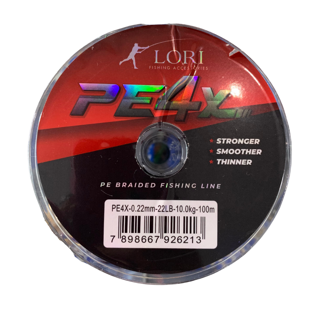 Linha Lori Fishing Multifilamento Verde Pe 4x 100m- 0.22 MM ...
