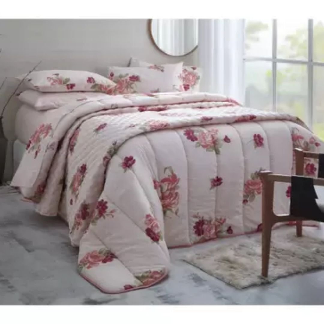 Kit Colcha Patchwork Ultrasonic 3 Pçs king 280x260cm Sultan - Perla ...
