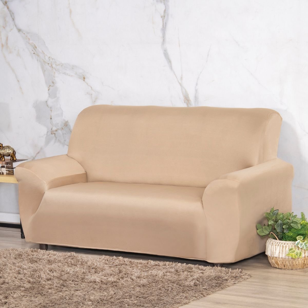 Capas de Sofa 3 Lugares G:avelã | MadeiraMadeira