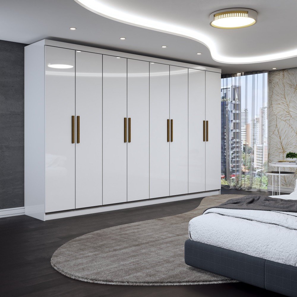 Guarda-roupa Casal Odisseia 8 Portas 4 Gavetas - Panorama Móveis ...