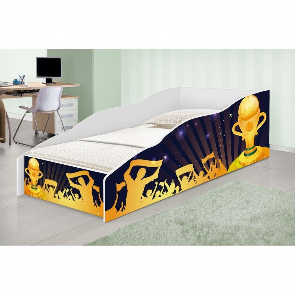Cama Solteiro Play Campeonato Futebol | MadeiraMadeira