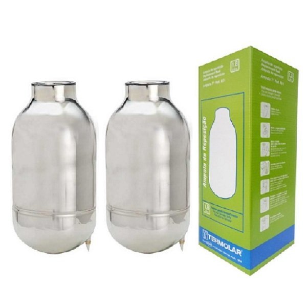 Kit 2 Ampolas para Reposiçao Garrafa Termolar 1,8 Litros 601 ...