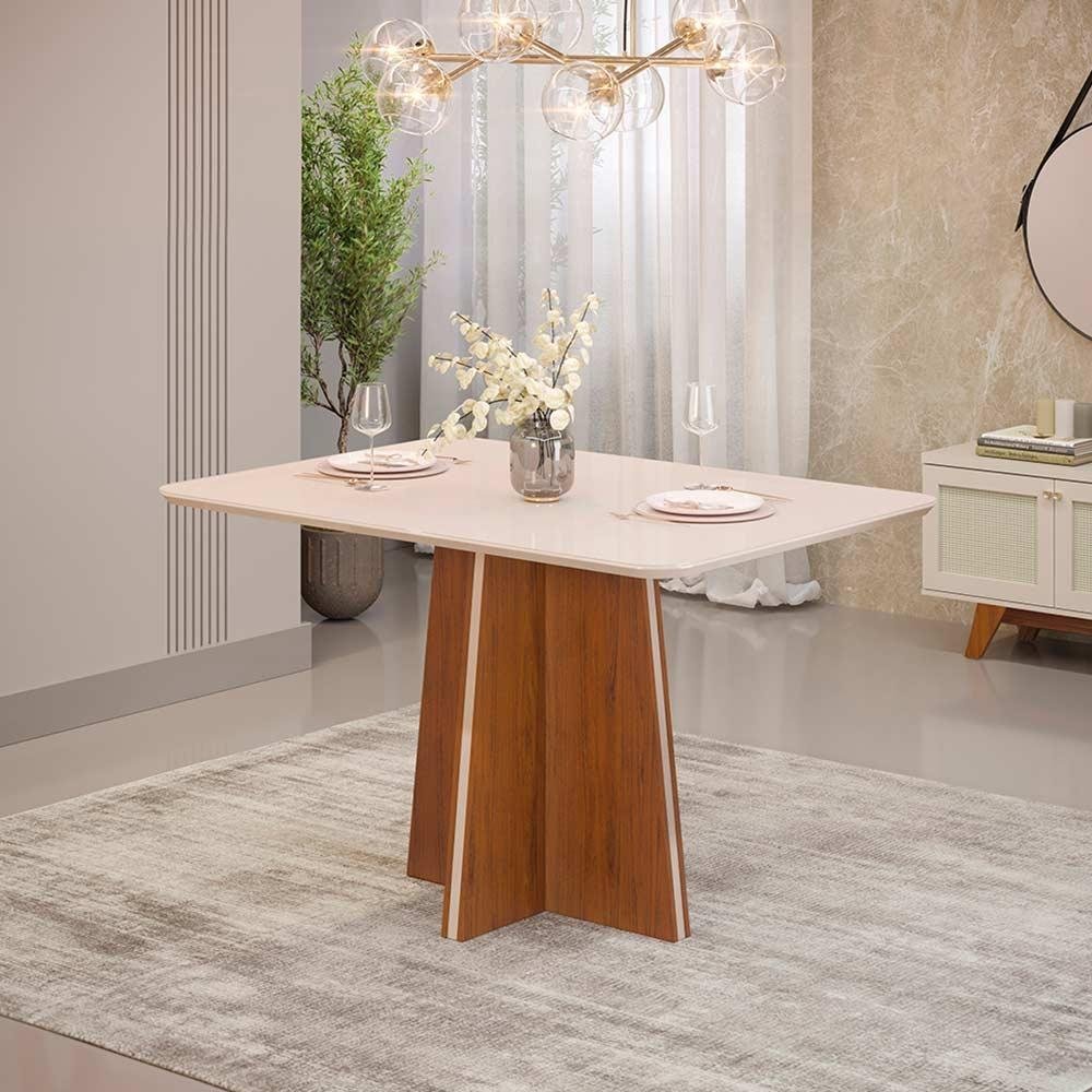 Mesa de Jantar Retangular 4 Lugares | MadeiraMadeira