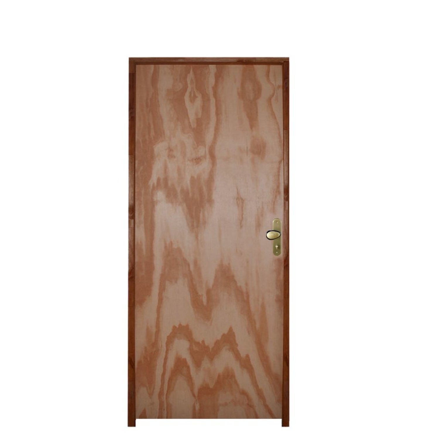 Porta Lisa Mescla 210x92cm Lado Esquerdo Batente Ecológico 11cm com ...
