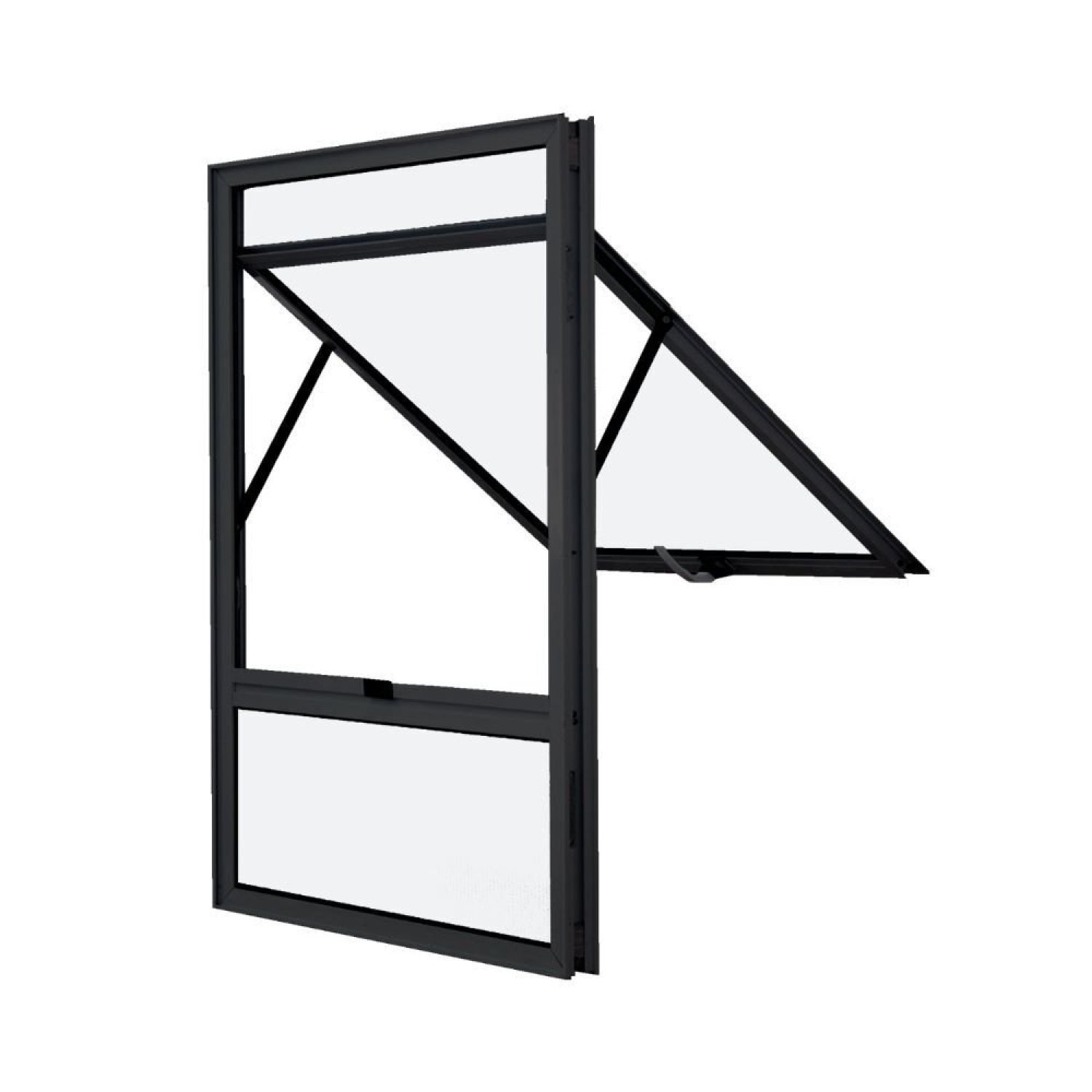 Janela de Alumínio Maxim Ar 100x60cm com Peitoril Fixo Magnum Atlântica ...