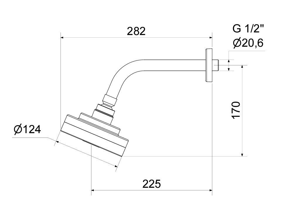 DUCHA MAX 1959 Preto | MadeiraMadeira