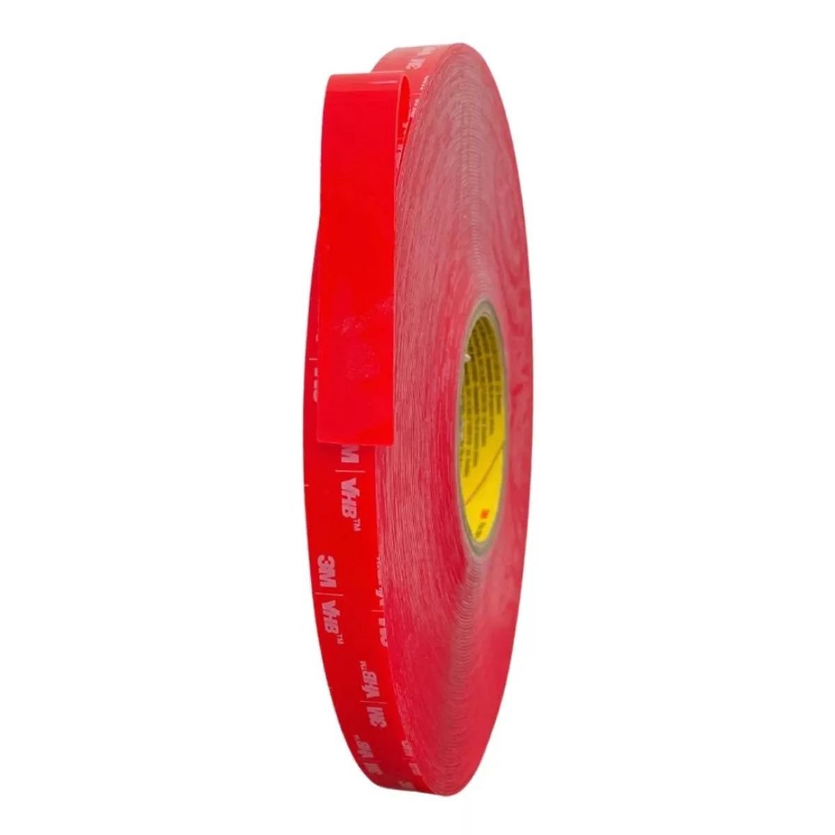 Fita Dupla Face 3m Vhb 19mm X 33mt 4910 Original Cor Transparente Liner Vermelho | MadeiraMadeira