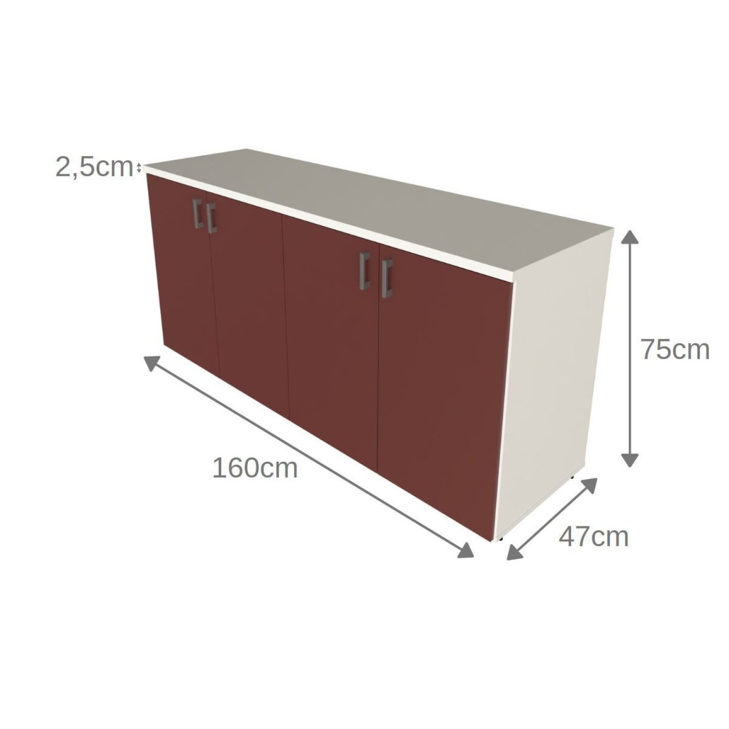 Kit com Cama Casal e Armário Baixo Montessoriano Yescasa | MadeiraMadeira