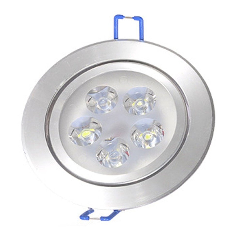 Spot Led Alumínio Escovado 5W Redondo Embutir Branco Frio - Maxtel ...