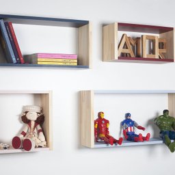 Nicho Retangular Pinus E Mdf Branco | MadeiraMadeira