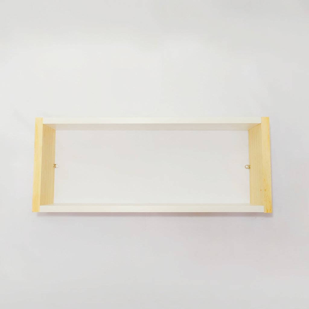 Nicho Retangular Pinus E Mdf Branco | MadeiraMadeira