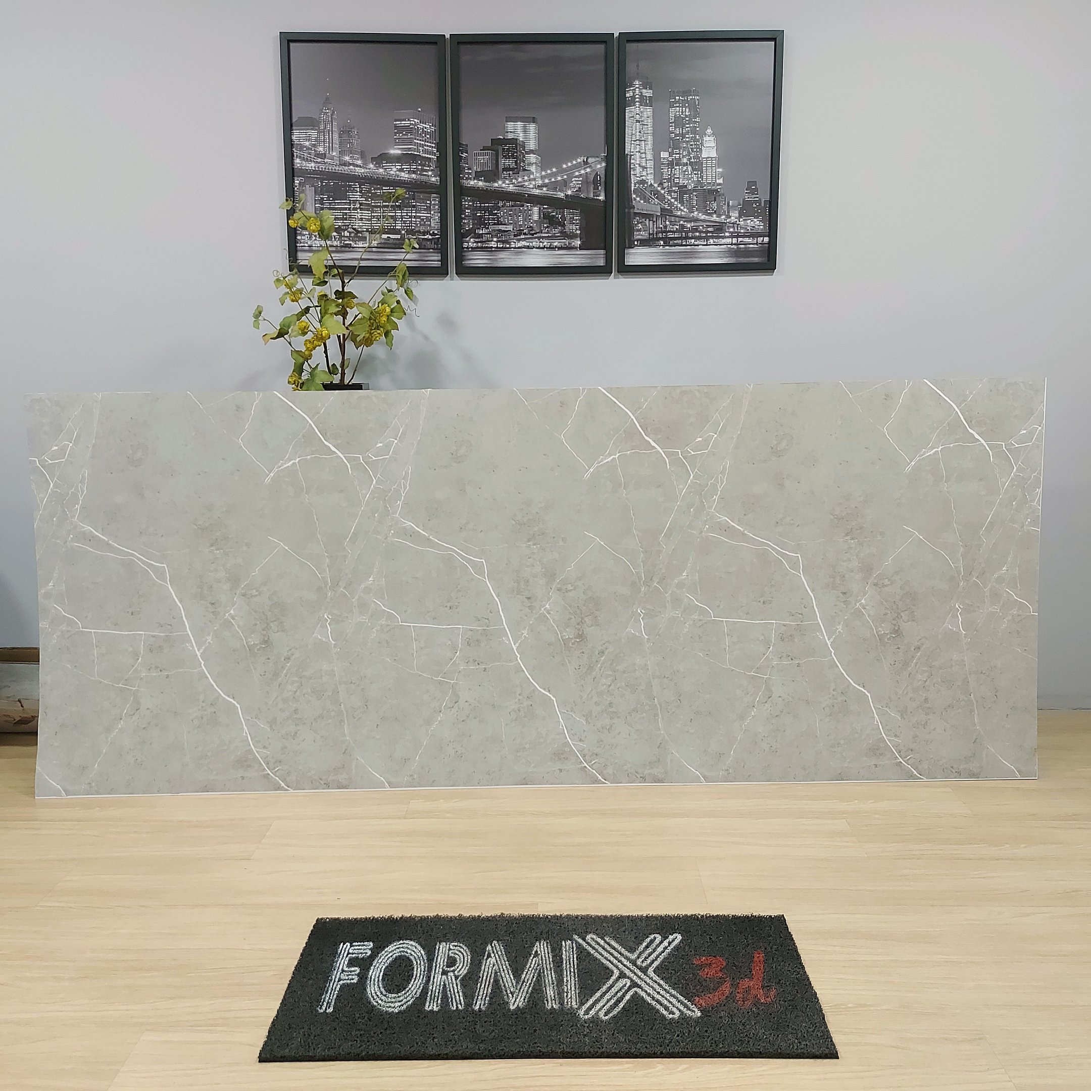Revestimento em Placa Flexível Efeito Mármore Formix 3d (1 X 2,50m ...