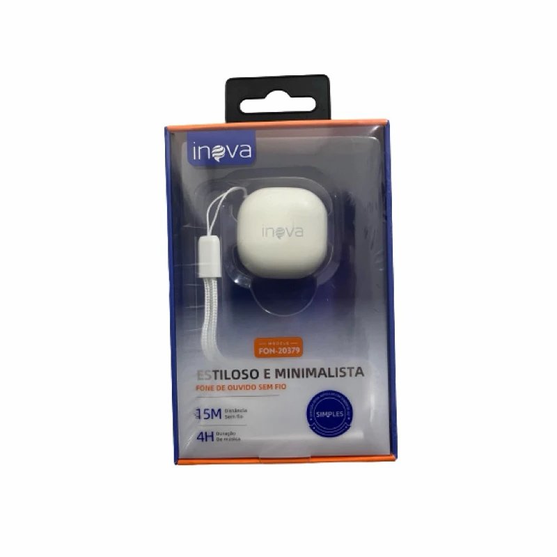 Fone de Ouvido - Bluetooth - sem Fio - Inova | MadeiraMadeira
