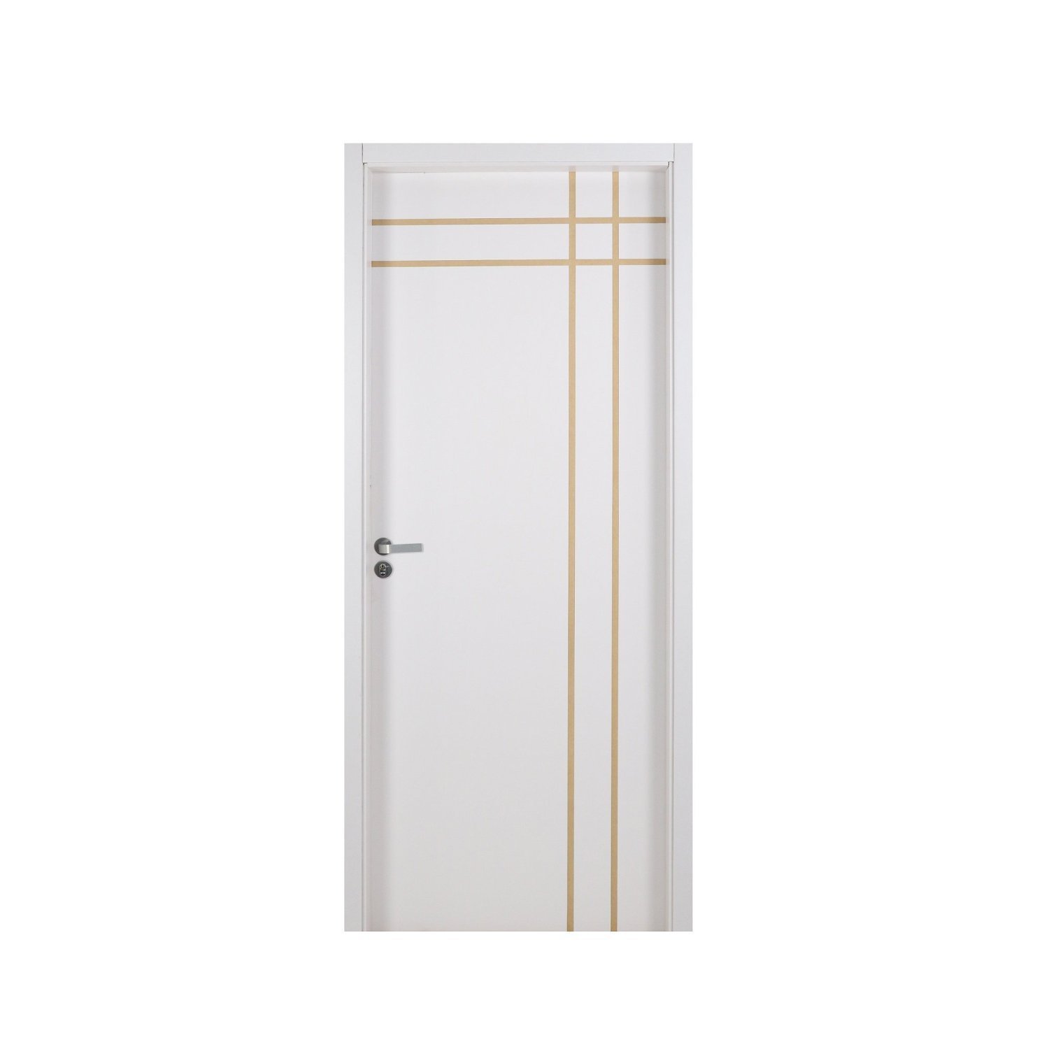 Kit Porta de Madeira Decorada 215x94cm com Batente de Mdf Ultra 12cm ...