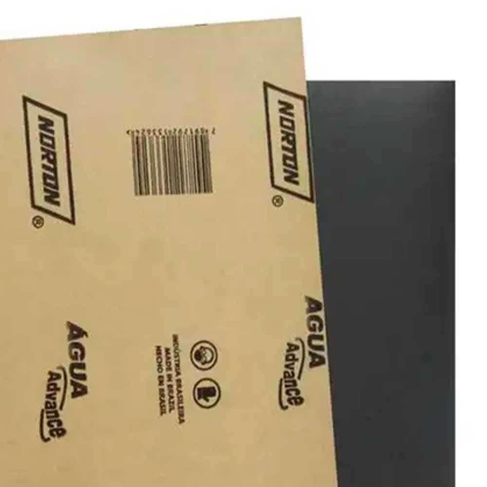Kit Folha de Lixa D`água Grana 320 10 Unidades Norton | MadeiraMadeira