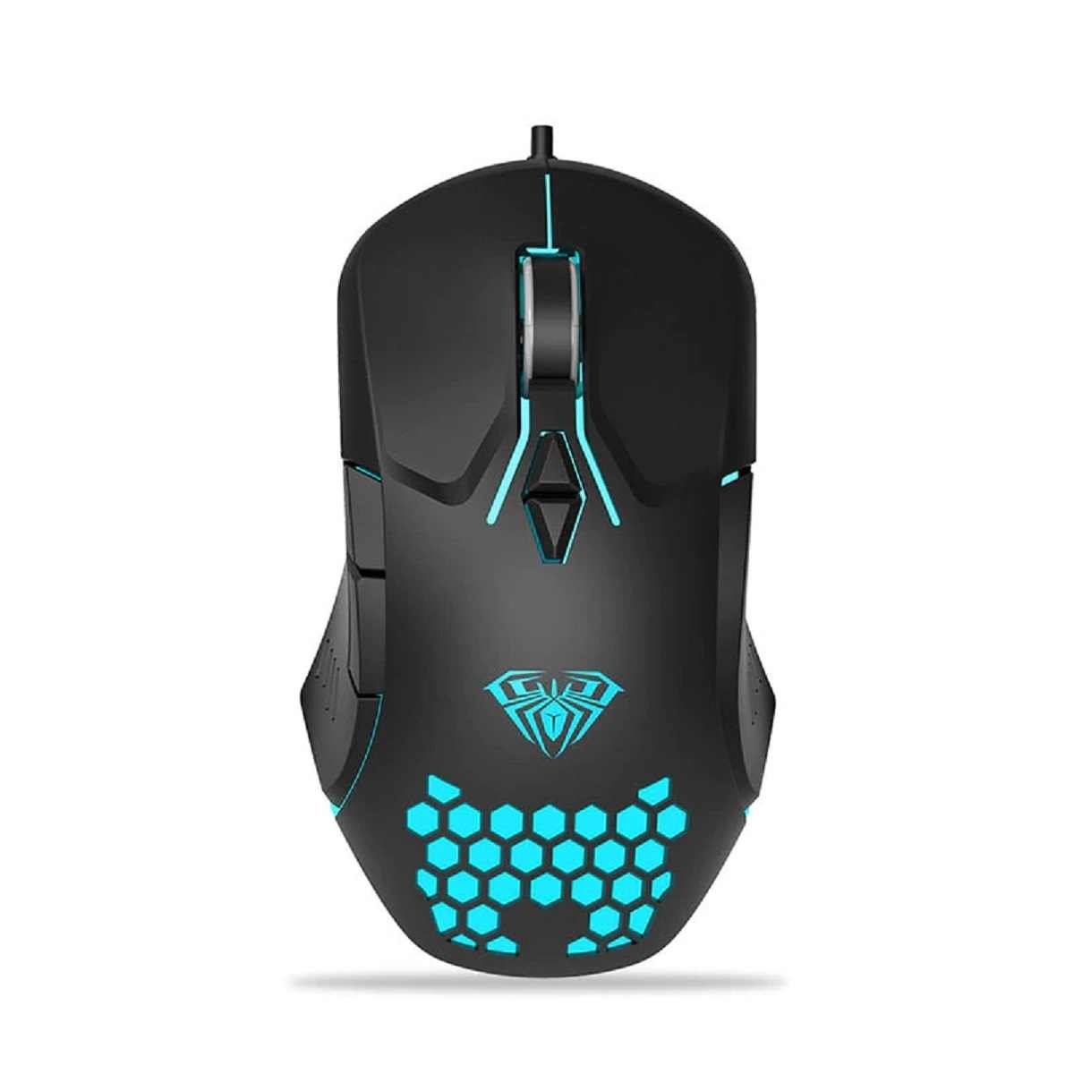 Mouse Profissional Gamer Usb 3200dpi 7 Botões Rgb F809 Aula ...