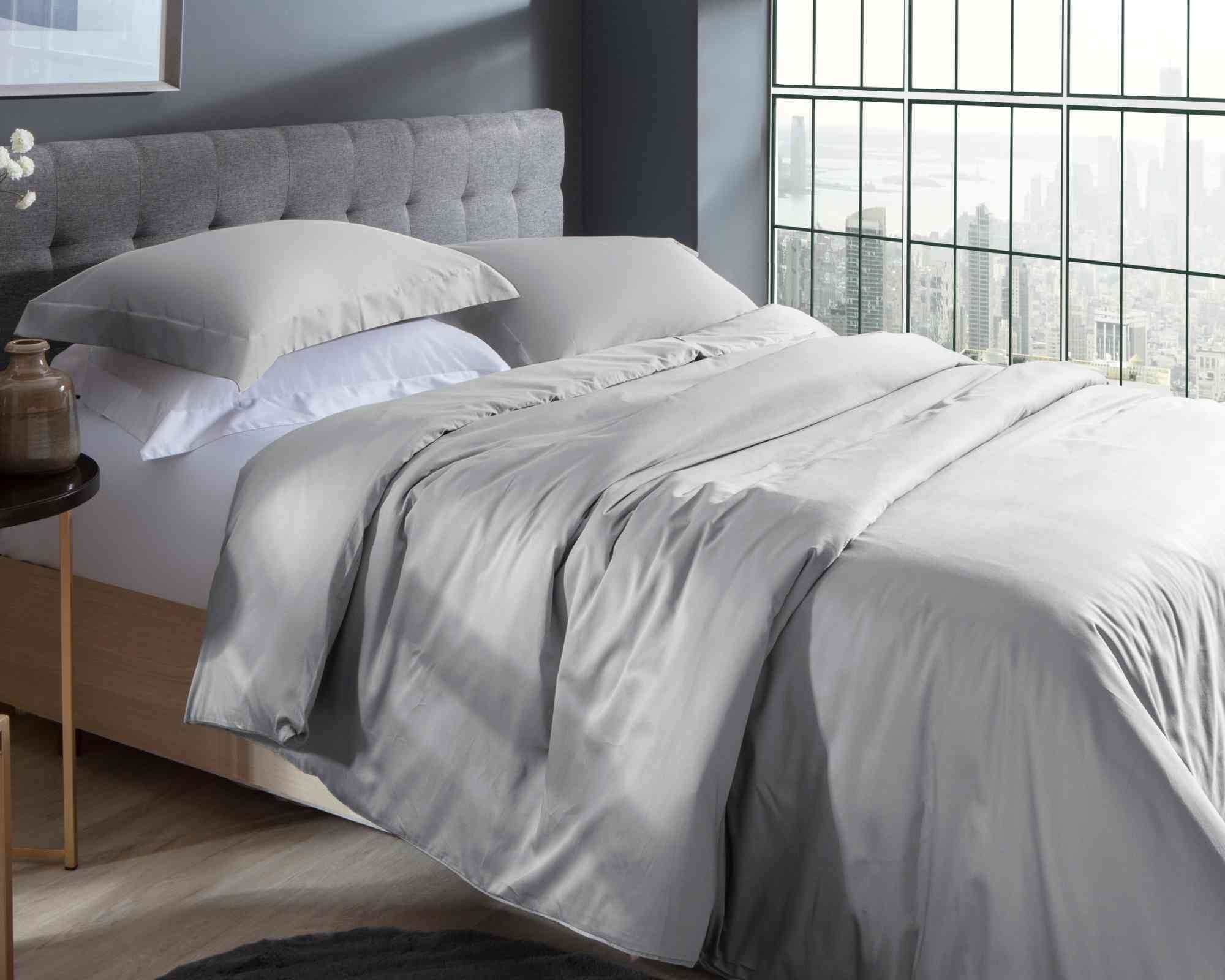 Kit Duvet Queen Prata Kacyumara 351713.0703.U | MadeiraMadeira