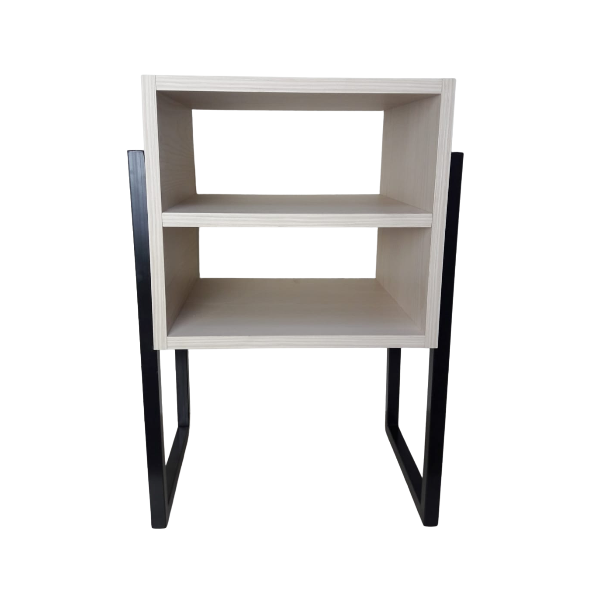 Criado Mudo Estilo Industrial - Modelo 01:Branco | MadeiraMadeira