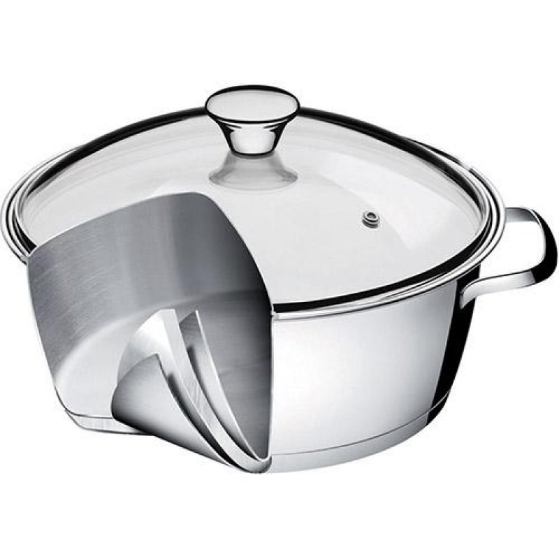 Frigideira Funda Tramontina Allegra em Aço Inox com Fundo Triplo 20 cm ...