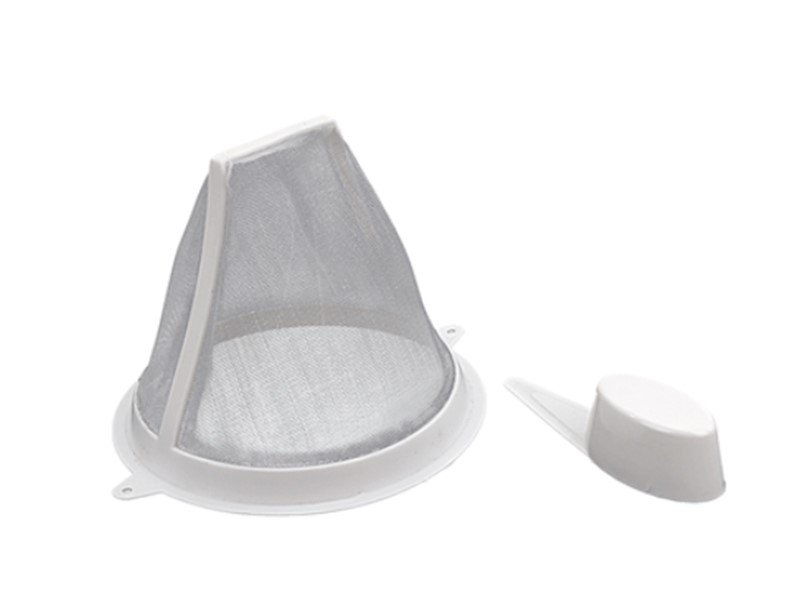 Coador Filtro para Café com Colher Medidora Reutilizável 2 Peças Branco ...