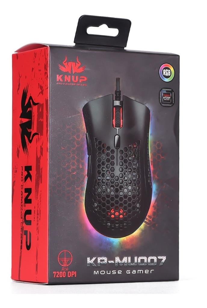 Mouse Gamer Rgb Para Jogos Macro Software 7200 Dpi Kp-mu007 Luuk Young ...