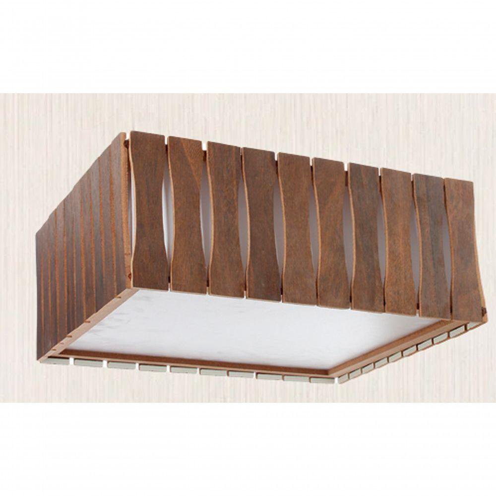 Plafon Madeira Quadrado 30x30cm Branco | MadeiraMadeira