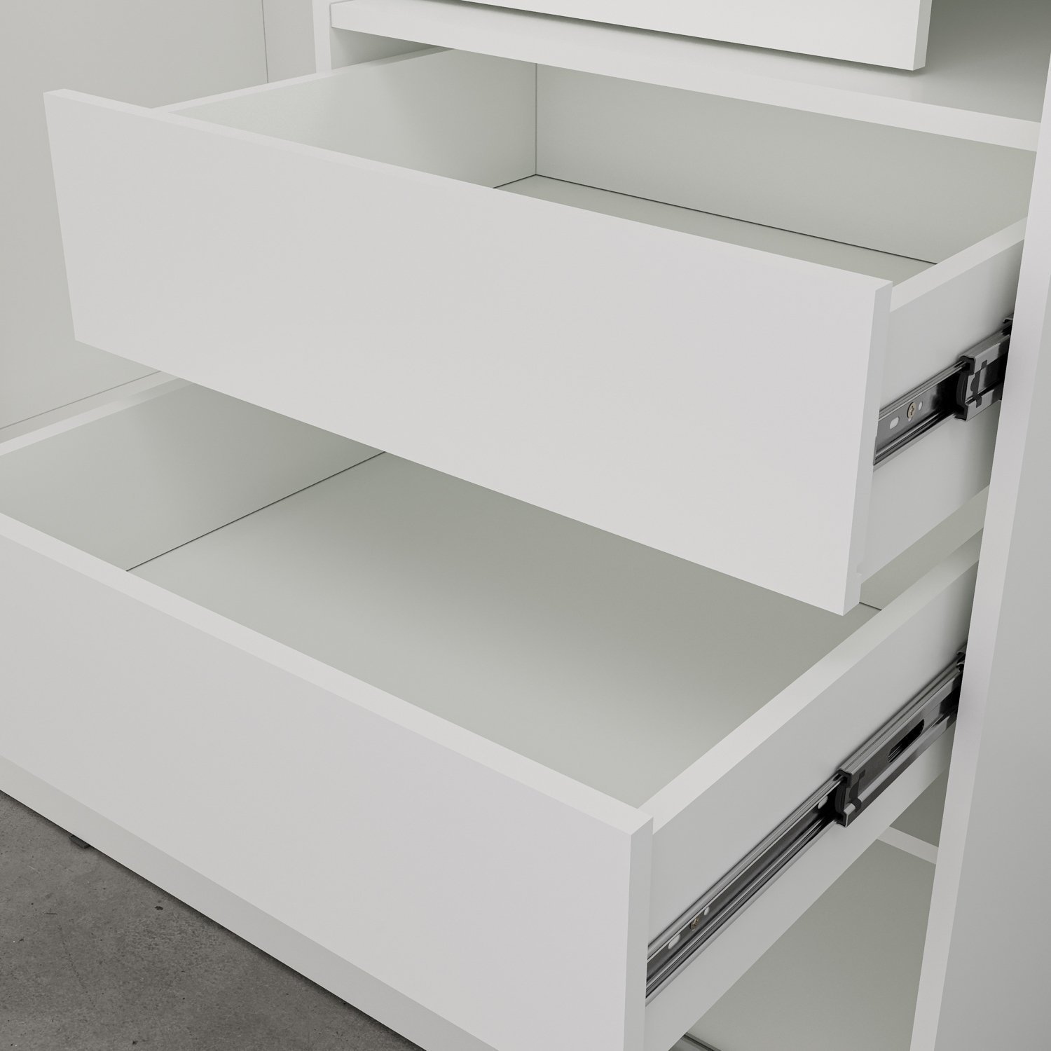 Guarda Roupa Casal com Espelho Interno 2 Portas de Correr Boreal ...