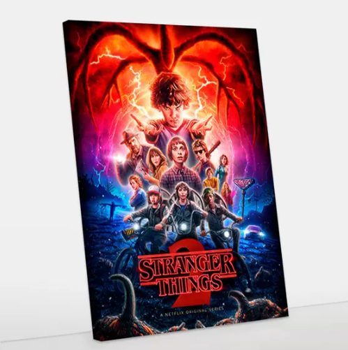 Quadro Decorativo Stranger Things Canvas 60x90 - Foto Paulista ...