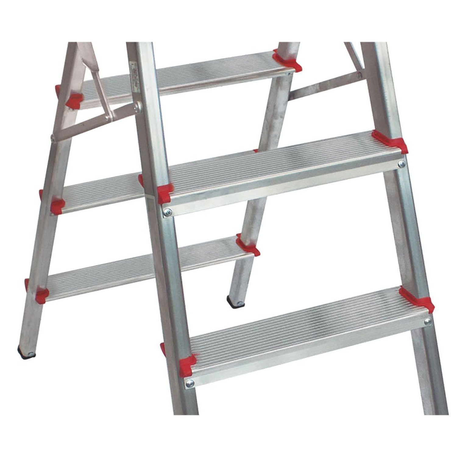 Escada de Alumínio Bilateral 4 Degraus Apolo Art Factory | MadeiraMadeira