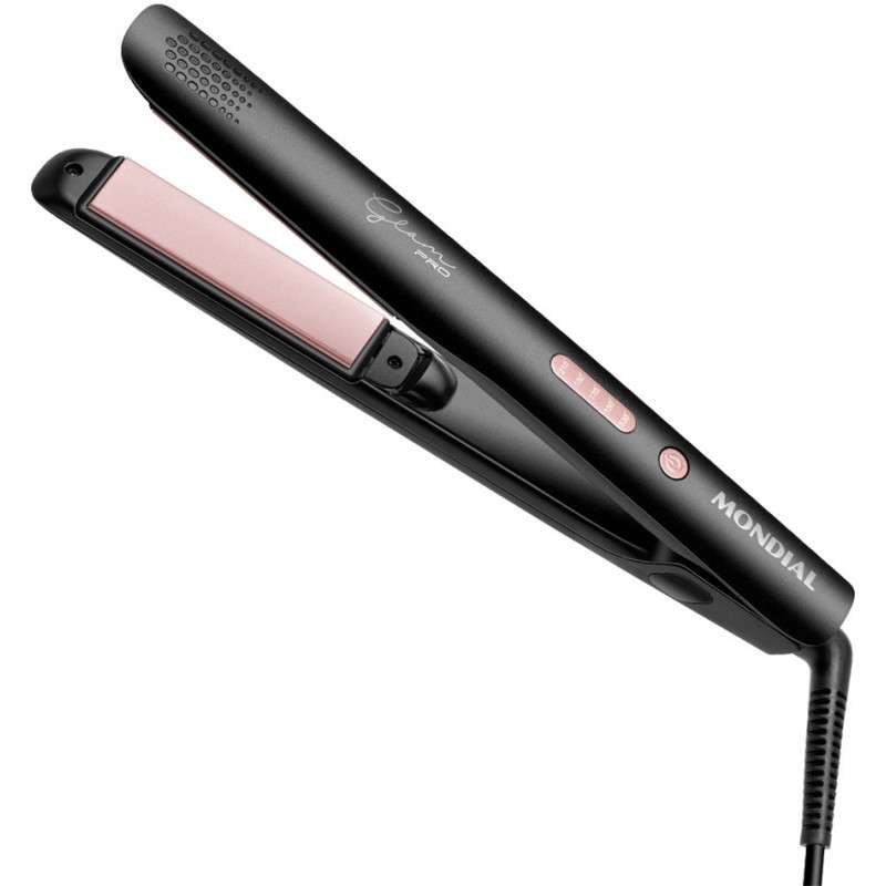 Prancha de Cabelo Mondial Glam Pro P-22 - Bivolt | MadeiraMadeira