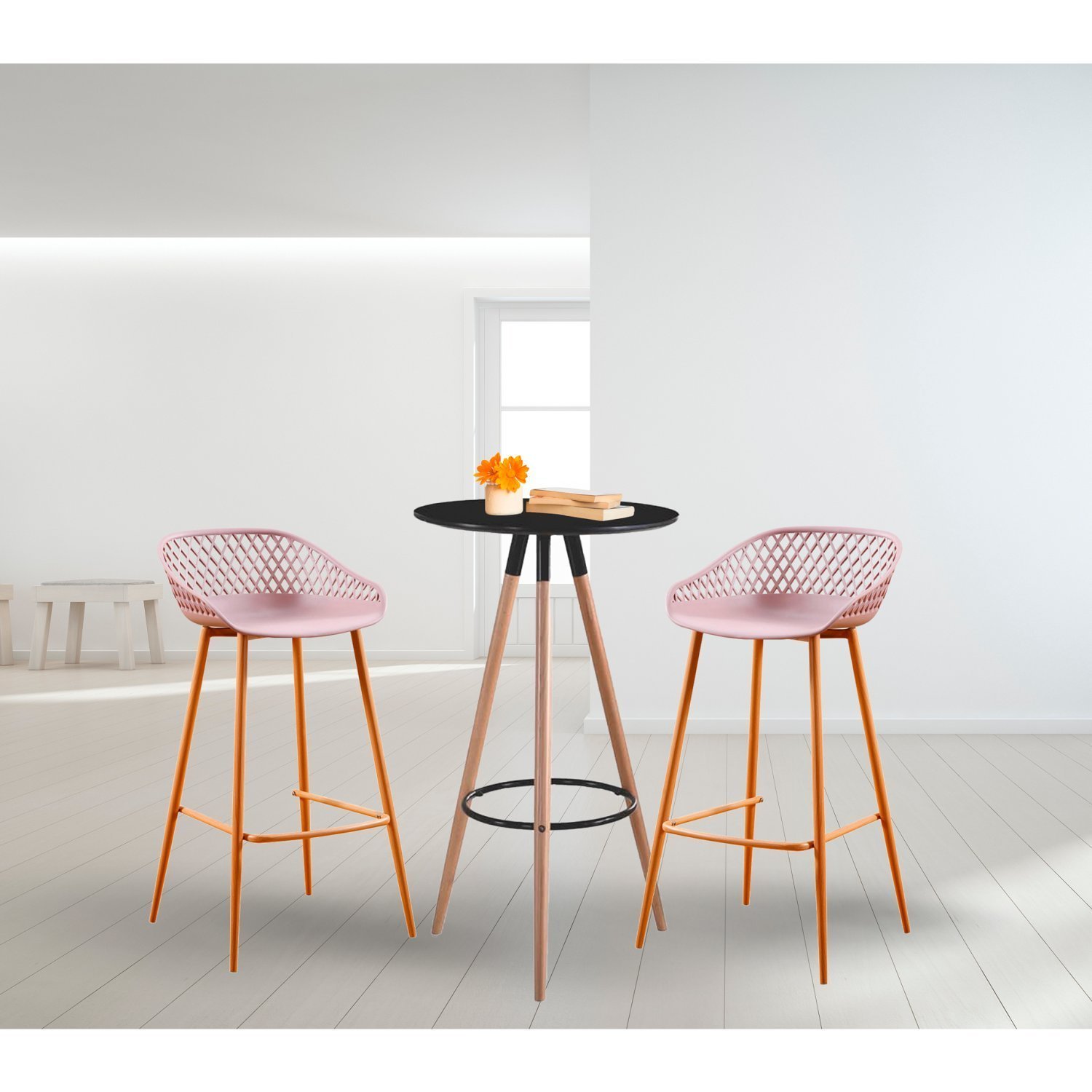 Conjunto 4 Banquetas Clarice Rivatti | MadeiraMadeira