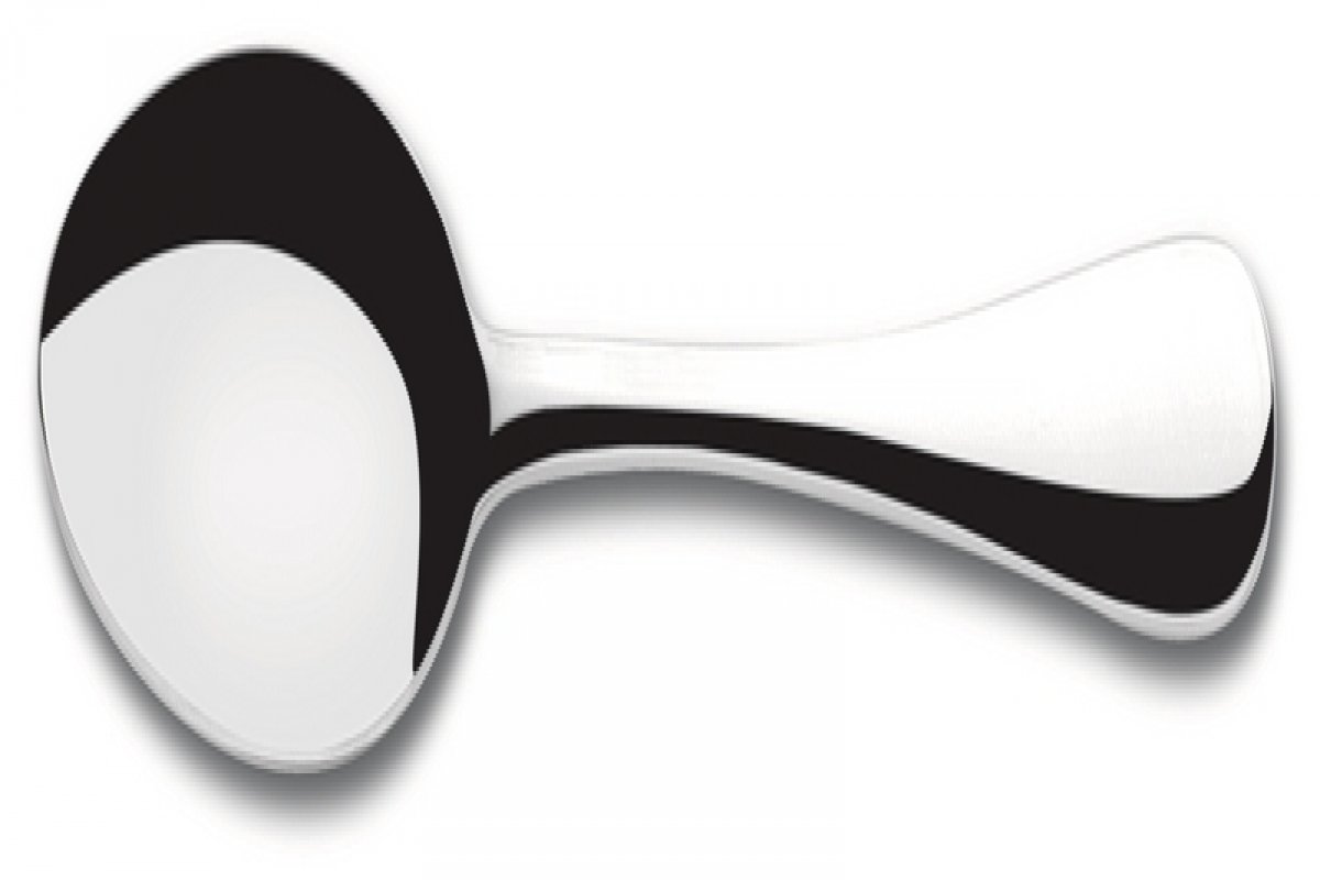 COLHER PARA CHA ACO INOX COM REVESTIMENTO DE PRATA TRAMONTIN ...