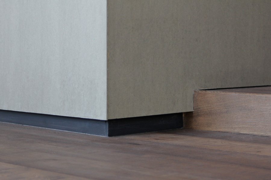 Rodapé Invertido Natural Fosco 62mmx14mm Kit com 10 Barras de 2mt ...