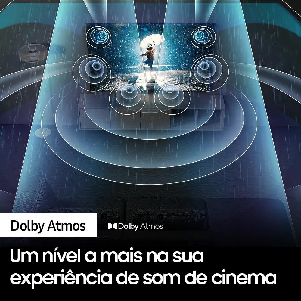 Smart TV Samsung 65" 4K, Ultra HD, QLED QN65Q80BAGXZD, Wi-Fi Integrado ...