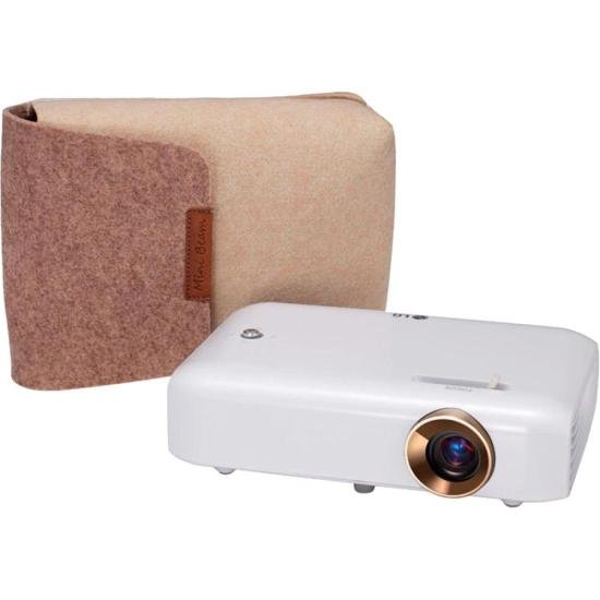 Projetor LG Cinebeam PH510 AWZ 550 Lumens Portátil Branco | MadeiraMadeira Projetor LG Cinebeam PH510 AWZ 550 Lumens Portátil Branco | MadeiraMadeira