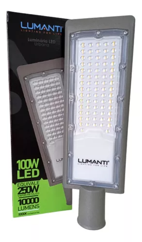 Luminária Led Urbana Pública | 100w | Lumanti Branco Frio/ 5000k ...