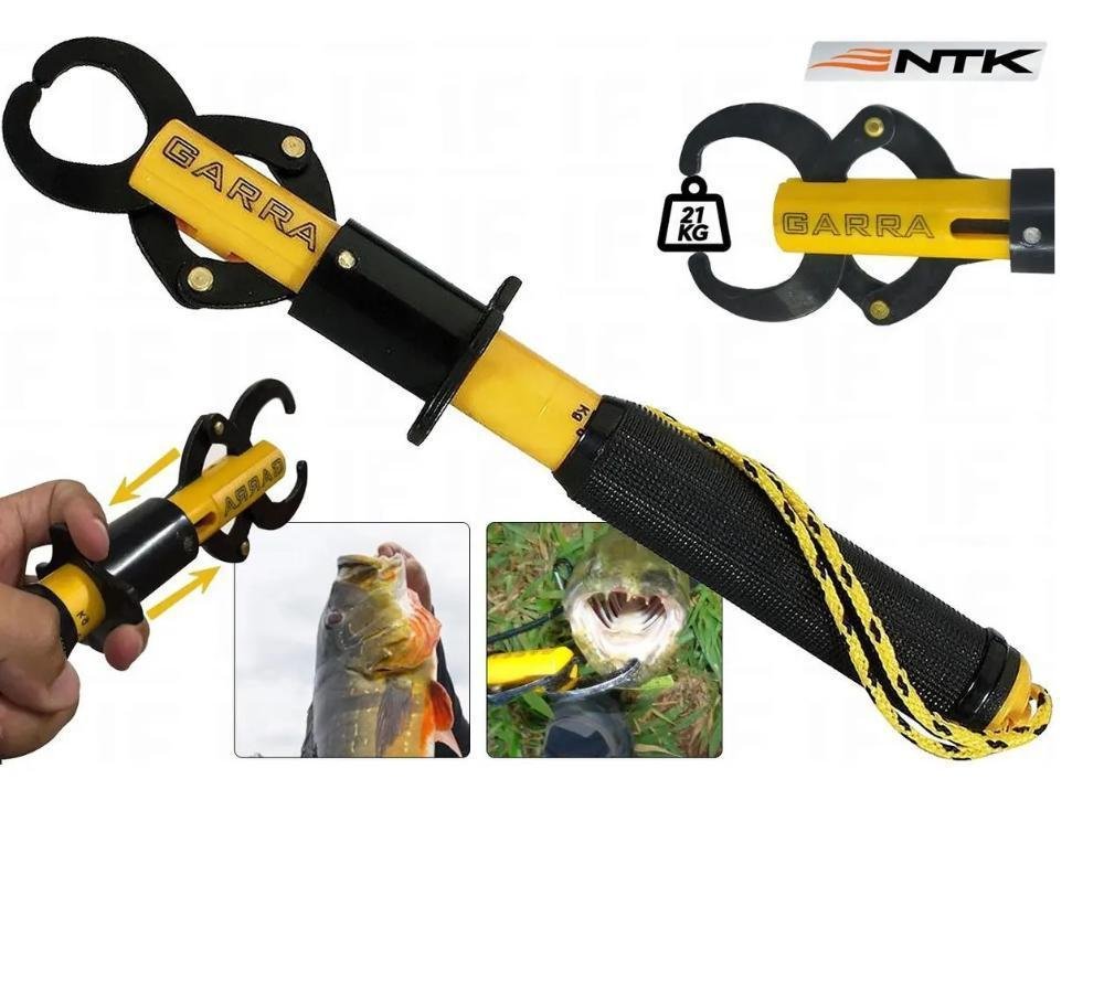 Alicate De Pesca Com Balança 21Kg E Corda Kit 2Uni Garra | MadeiraMadeira