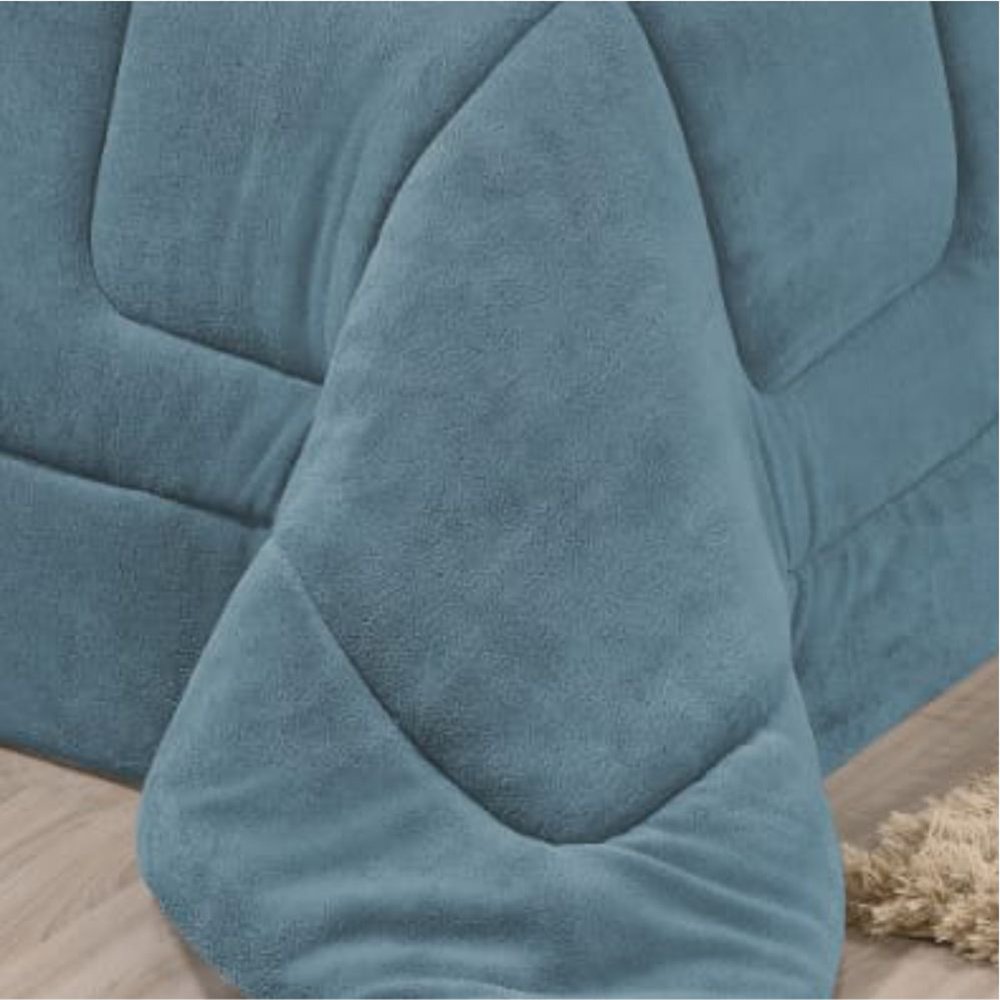 Edredom Coberdrom Pryme Especial Pesado King - Azul Top Chick ...