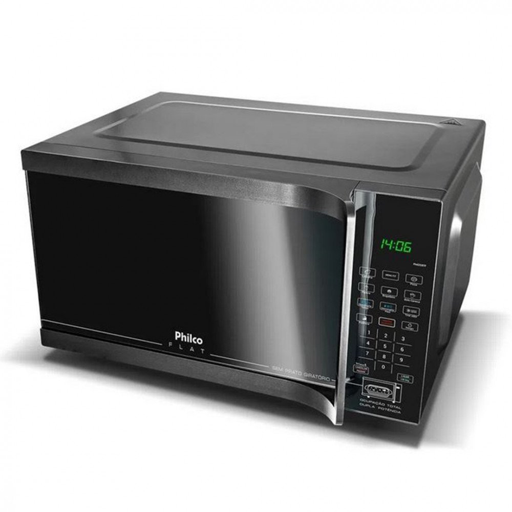 Micro-ondas Philco Flat PMO28TF 28L Sem Prato | MadeiraMadeira