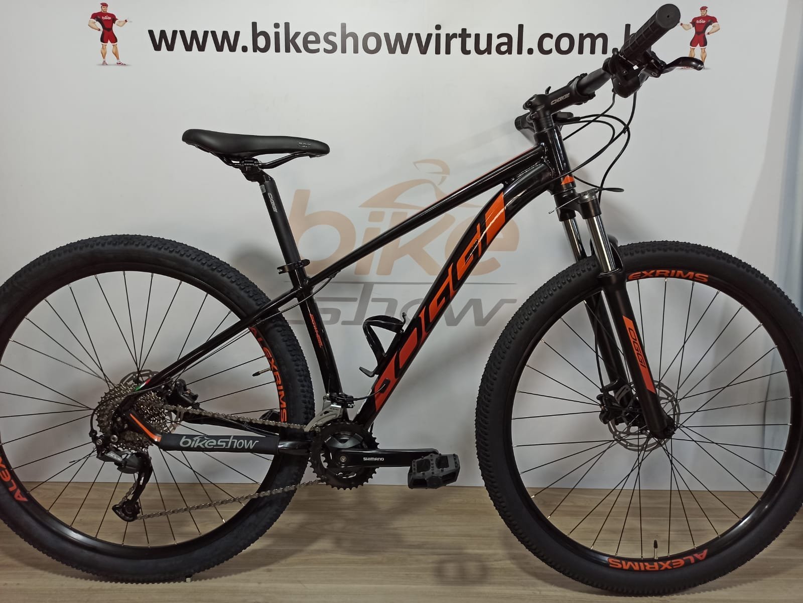 Bicicleta OGGI Big Wheel 7.0 aro 29 2022 - 18V Shimano Alivio - Freio Logan Hidráulico - Preto ...
