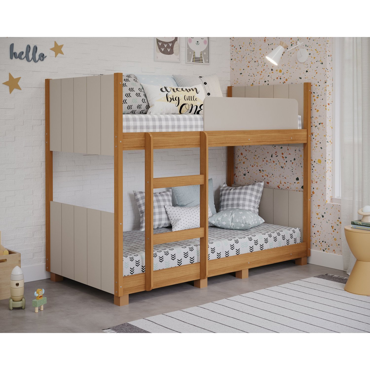 Beliche Juvenil com Kit Pé 102,8cm Pietra Cimol | MadeiraMadeira