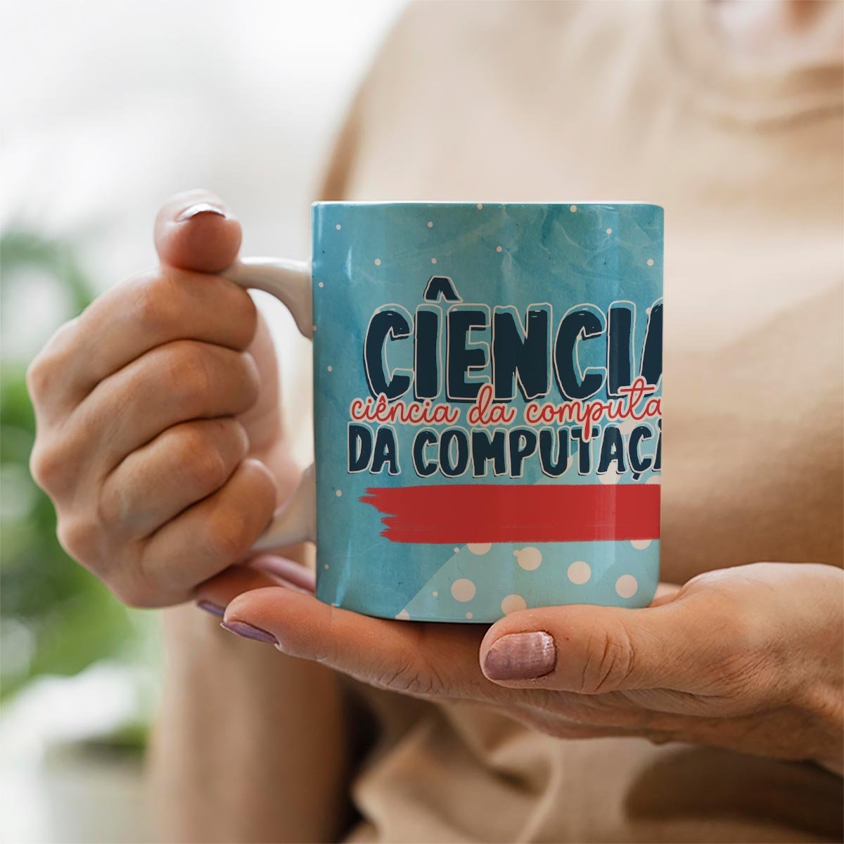 Caneca flork meme ciência da computação | MadeiraMadeira