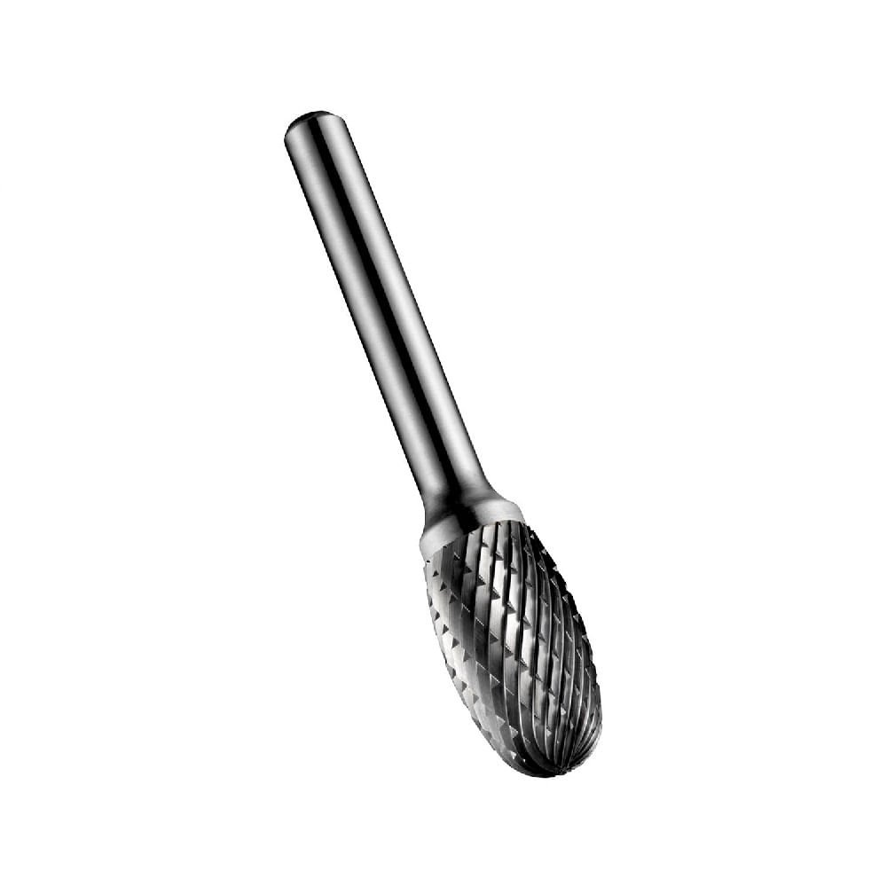 Lima Rotativa Metal Duro Oval (formato E) Diâmetro 6,3 mm para aço ...