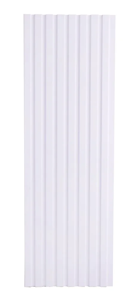 Painel Ripado Branco 2750 X 455 X 15mm - Caixa com 4 Painéis ...